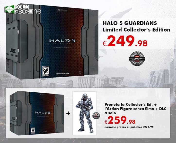 El artbox de Halo 5: Guardians en su caja se filtra en GameStop Italia ...