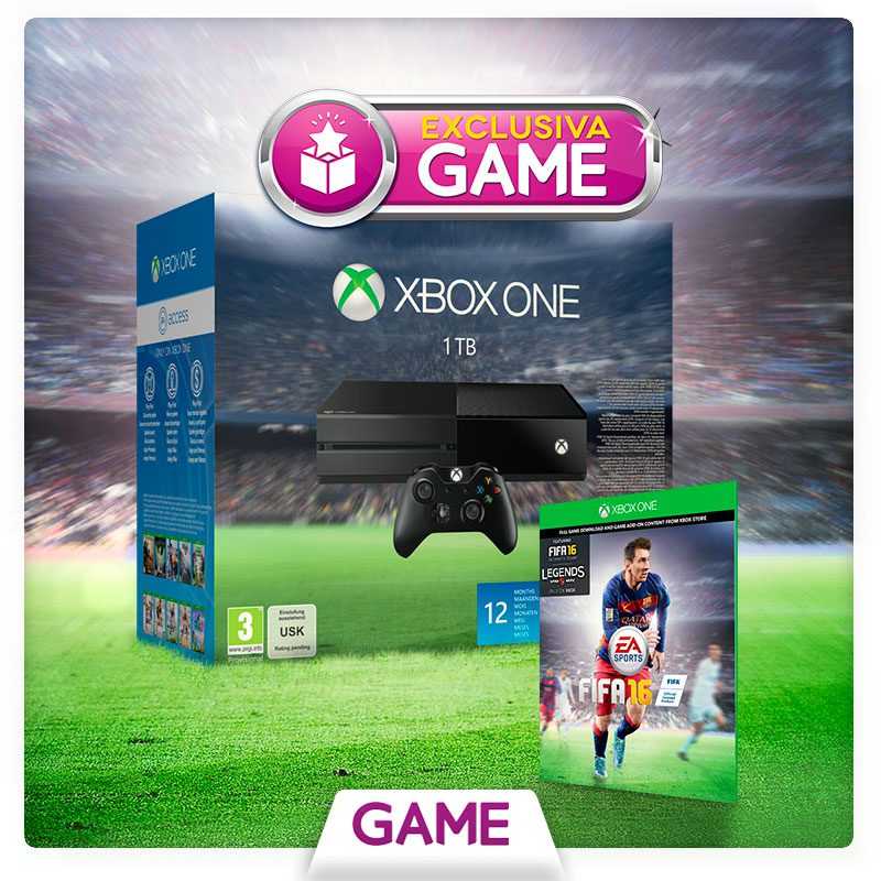 Anunciado Pack exclusivo de GAME de Xbox One de 1TB más FIFA 16 ...