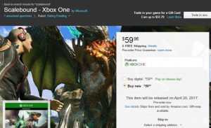 Scalebound fechado para el 28 de Abril de 2017 por Amazon – Generacion Xbox