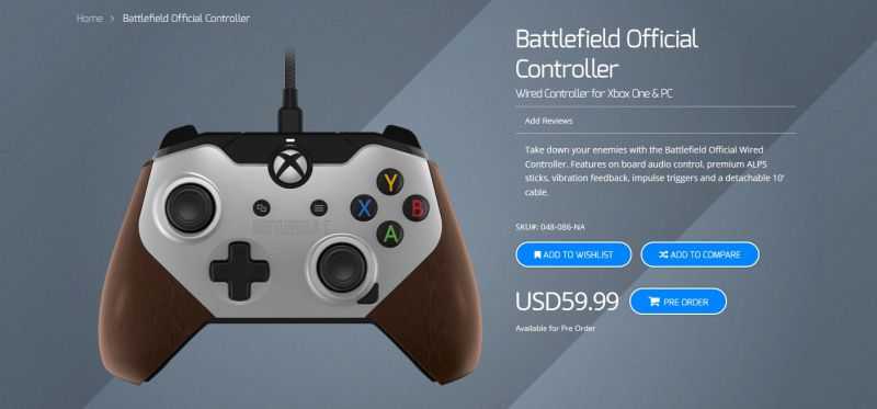 Espectacular mando de Battlefield 1 de Xbox One – Generacion Xbox