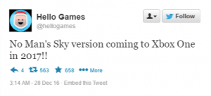 Hello Games anuncia No Man’s Sky para Xbox One – Generacion Xbox