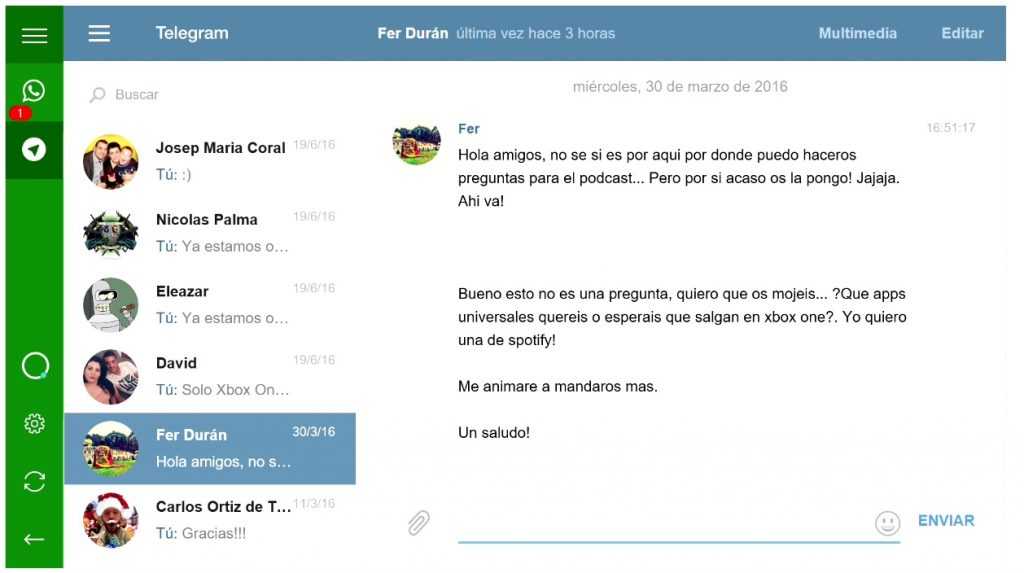 Gestiona Whatsapp, Telegram y más chats desde tu Xbox con Harvester ...