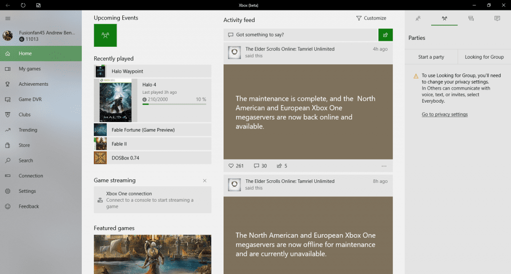La aplicación de Xbox Beta sufre nuevos cambios de diseño – Generacion Xbox