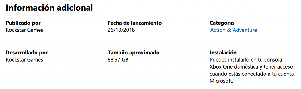 Red Dead Redemption 2 finalmente no ocupará 105 GB en Xbox One ...