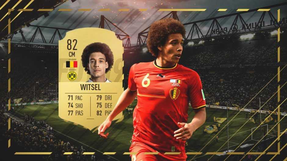 Axel Witsel del Borussia de Dortmund se queja públicamente a EA Sports