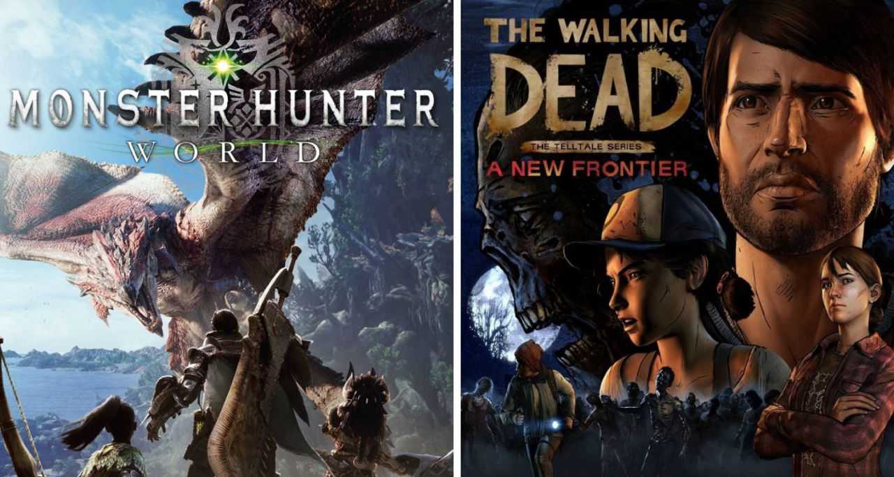 Monster Hunter: World y The Walking Dead: A New Frontier, ya ...