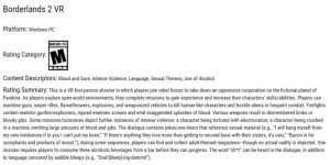 Borderlands 2 VR es clasificado para PC por la ESRB – Generacion Xbox