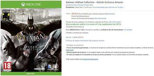 Batman: Arkham Collection contará con una edición física en Xbox One ...