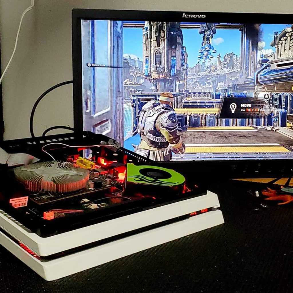 Modifican una PS4 estándar capaz de mover Gears 5 – Generacion Xbox