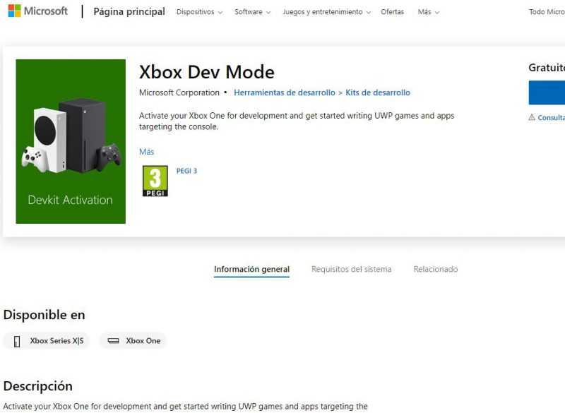 El Dev Mode de Xbox se actualiza en Xbox Series X y Series S ...