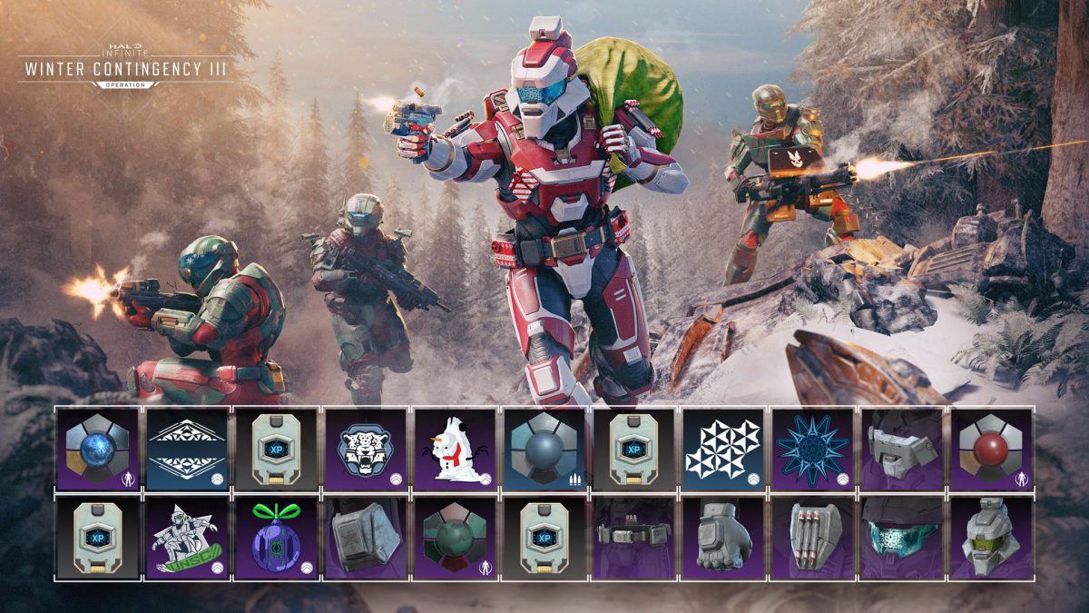 Este es el battle pass del evento «Winter Contingency» de Halo Infinite ...