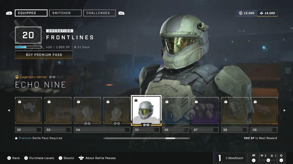 La operación «Frontlines» para Halo Infinite tendrá un battlepass más ...